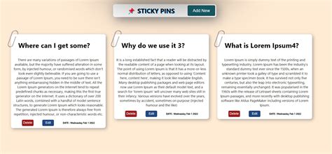 GitHub Shivambhilarkar Sticky Notes React App Create Update Delete