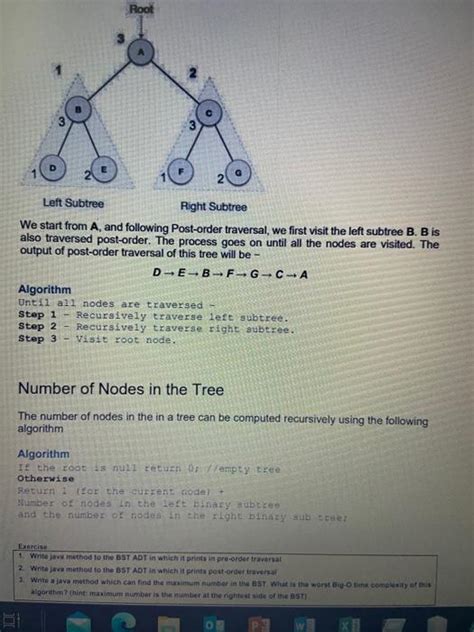 Solved Binary Trees Bt And Binary Search Trees Bst Binary
