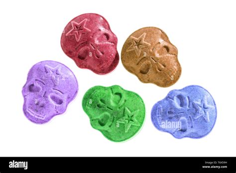 Colorful Ecstasy Pills