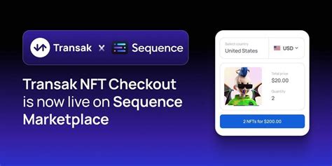 transak nft checkout now integrated with sequence marketplace solutions