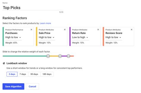 Algorithm Studio Dynamic Yield Knowledge Base