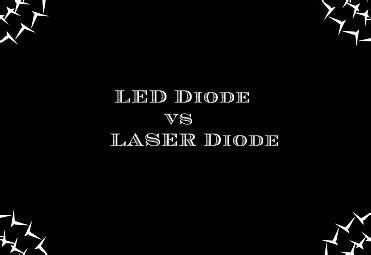 Difference Between LED VS LASER Diode Hot Spicy Stills