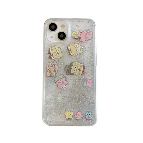 Spongebob And Patrick Quicksand Cartoon Iphone 14 Pro Max IconcΛses