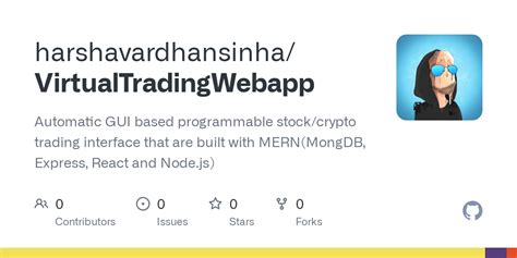 Github Harshavardhansinhavirtualtradingwebapp Automatic Gui Based
