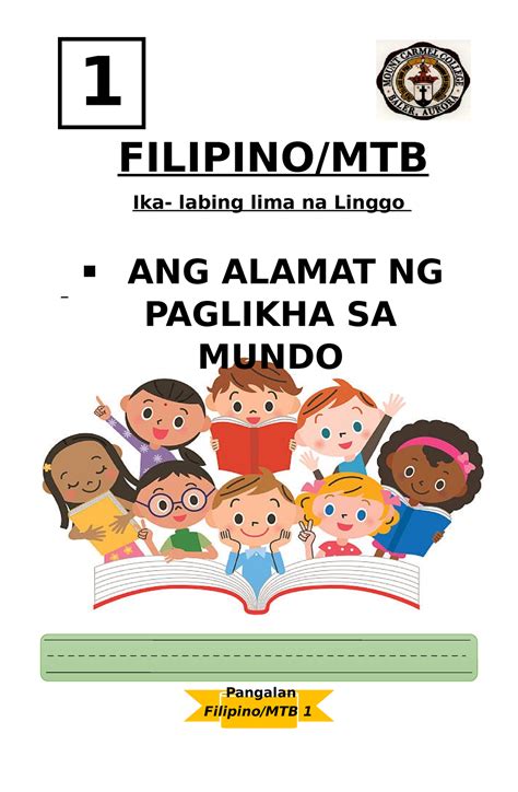 Filipino Mtb Week 15 This Is A Lecture Notes For Grade Schools
