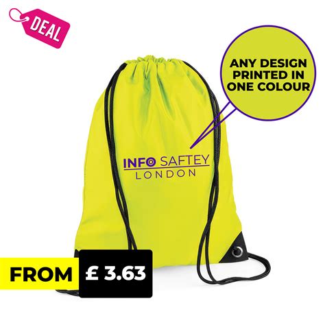 Personalised Drawstring Bags At Cheap Price Ilford Essex Uk