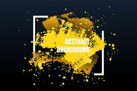 텍스트에 대한 벡터 프레임입니다 현대 미술 그래픽 3d 잉크 브러시 다이나믹 프레임 세련된 기하학적 블랙 배경 디자인 바우처 초대장 기프트 카드 전단지 브로셔 포스터 커버