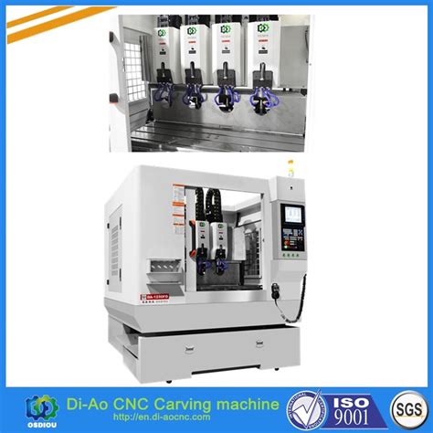 Automatic CNC Carving Machine With Tool Magazine For Polishing Drilling Milling Cutting Carving