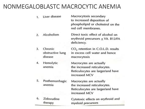 Diagnostic Approach To Macrocytic Anemia Pptx
