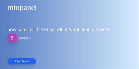 How Can I Tell If The Useridentify Function Did Work Mixpanel Community