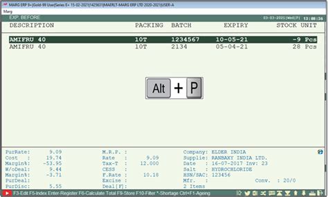 How To View Salt Wise Near Expiry Report In Marg Software