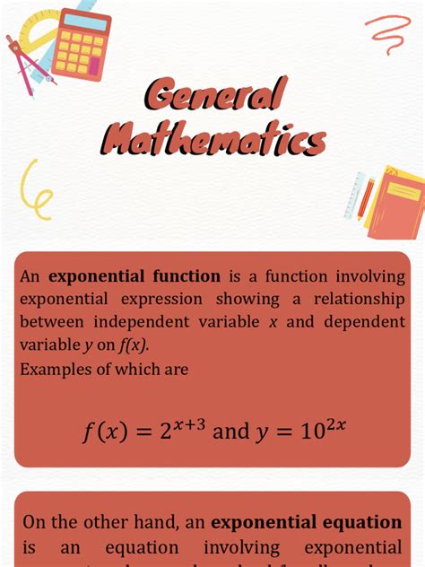 Exponential Equation Pdf Equations Exponentiation