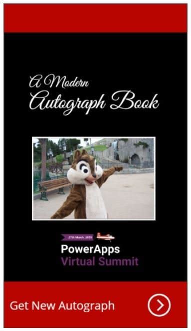creating an autograph book with powerapps flow sharepoint and azure
