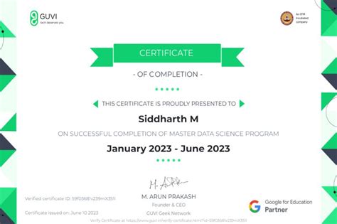 Siddharth Mahendran On Linkedin Excited To Share That I Have Successfully Completed The Iit M