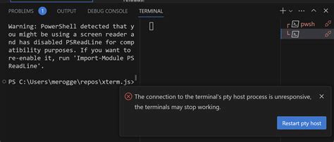 On Windows When Debugging Oss The Pty Host Crashes · Issue 180764 · Microsoft Vscode · Github