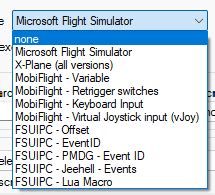 Mobiflight Encoder Lua Scripts Slow FSUIPC Support Pete Dowson Modules The SimFlight Network