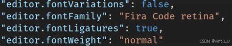超简单一分钟vscode安装fira code字体 vscode firacode csdn博客