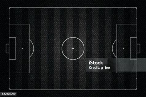 축구 필드 요소 벡터 일러스트 레이 션 디자인 개념의 현실적인 블랙 데님 텍스처 Championship에 대한 스톡 벡터 아트 및 기타 이미지 Championship