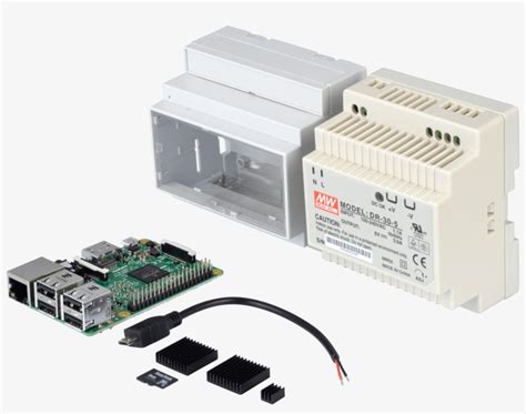 Download Raspberry Pi 3 B Including Din Rail Housing And Accessories