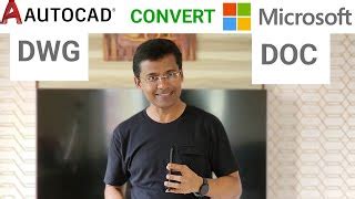 Convert AutoCAD Drawing To Microsoft Word Format DWG Doovi
