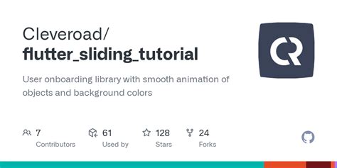 Github Cleveroad Flutter Sliding Tutorial User Onboarding Library With Smooth Animation Of