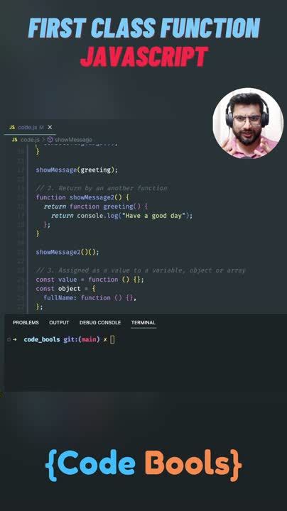 Manpreet Singh On Linkedin Javascript Firstclass Function Shorts Javascripttutorial