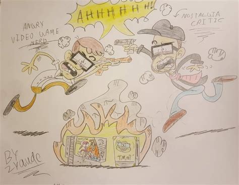 Avgn And Nostalgia Critic In The Loud House Art Style The Loud House