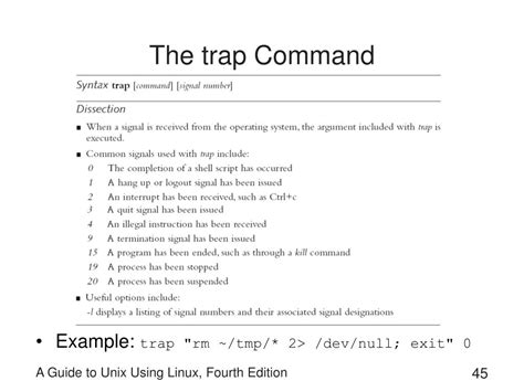 Ppt A Guide To Unix Using Linux Fourth Edition Powerpoint