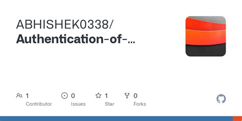 Github Abhishek0338authentication Of Product And Counterfeit