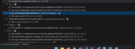 [bug] problems tab has wrongly parsed truncated errors after dotnet build · issue 540