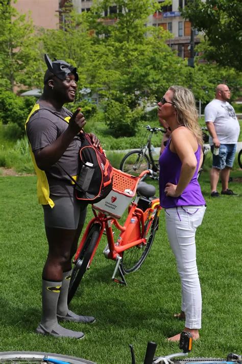 Nearly Nude Photos From Clevelands First World Naked Bike Ride