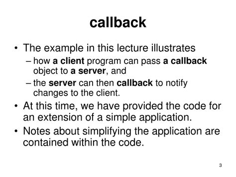 PPT Callback PowerPoint Presentation Free Download ID