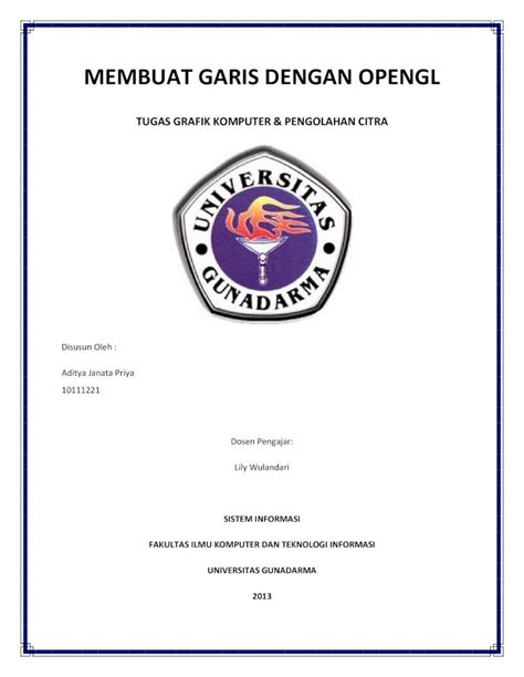 PDF Membuat Garis Menggunakan OpenGL Pdf DOKUMEN TIPS