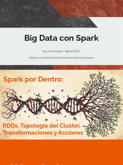Big Data Con Spark 02 Rdds Y Operaciones Pdf Apache Spark Grupo De Computadoras