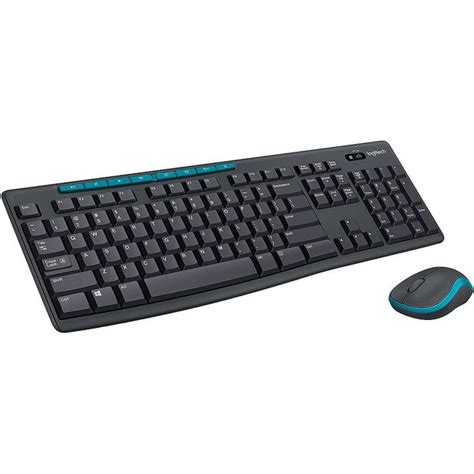 Комплект беспроводной Logitech Mk275 920 008535 клавиатура черная 112 клавиш с защитой от воды