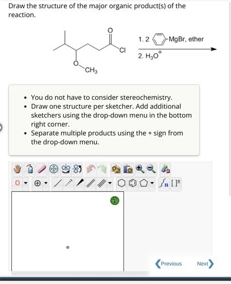 Answered: Draw the structure of the major organic… | bartleby