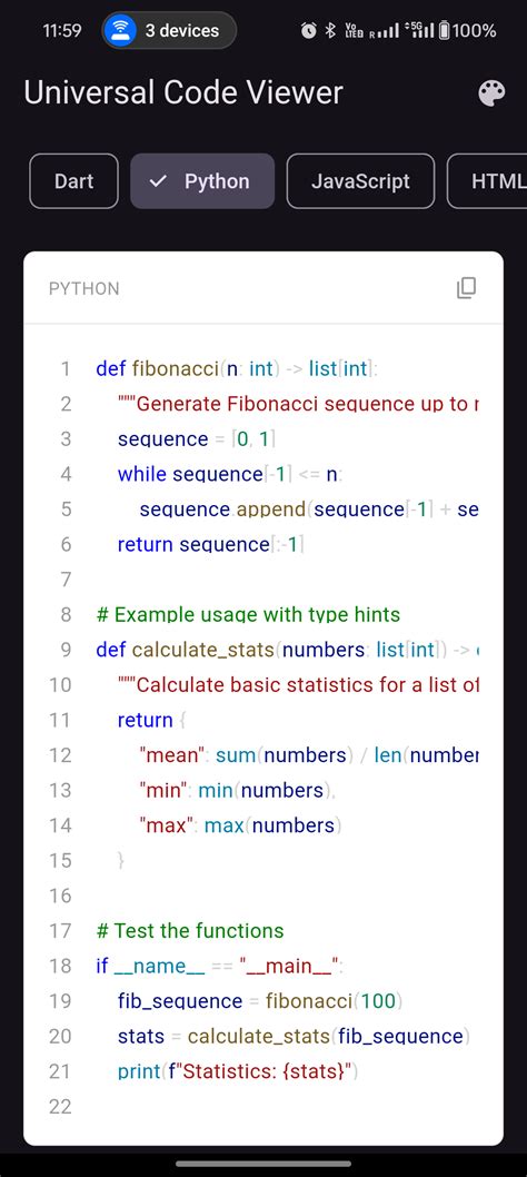 universal code viewer dart api docs