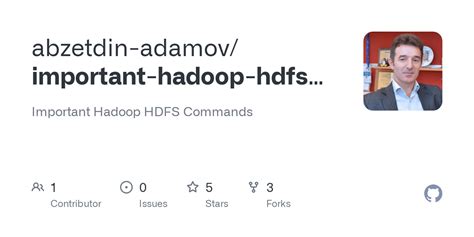 Github Abzetdin Adamovimportant Hadoop Hdfs Commands Important Hadoop Hdfs Commands
