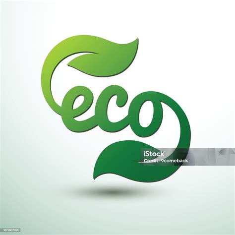 Eco Logo Stock Illustration Download Image Now Badge Circle