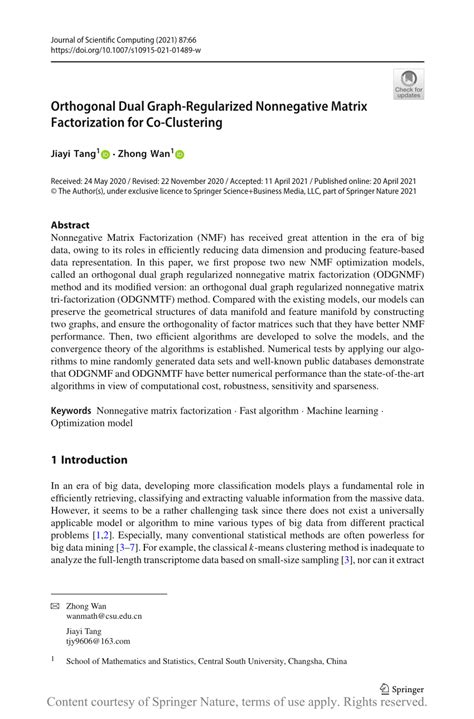 Orthogonal Dual Graph Regularized Nonnegative Matrix Factorization For