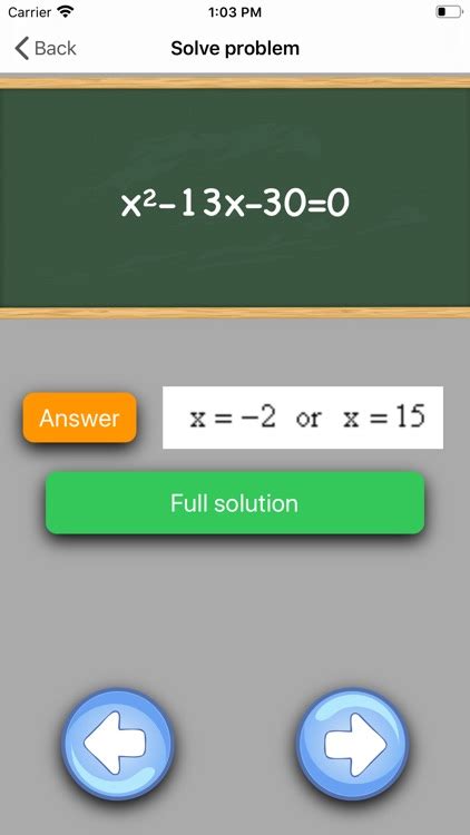 Quadratic Equation App By Keith Fredrick Kline
