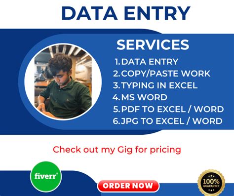 Do Data Entry Excel Entry Ms Word Entry For You By Rakibahmed11 Fiverr