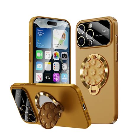 Magnetic Suction Cup Phone Mount Phone Case For Iphone 13 Pro Anti