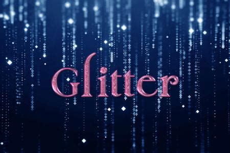 Gold Glitter Text Effect