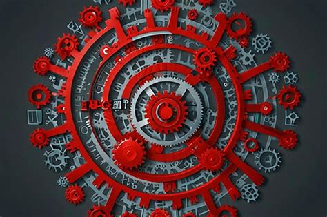 Corporate Gears And Cogs Premium Ai Generated Image