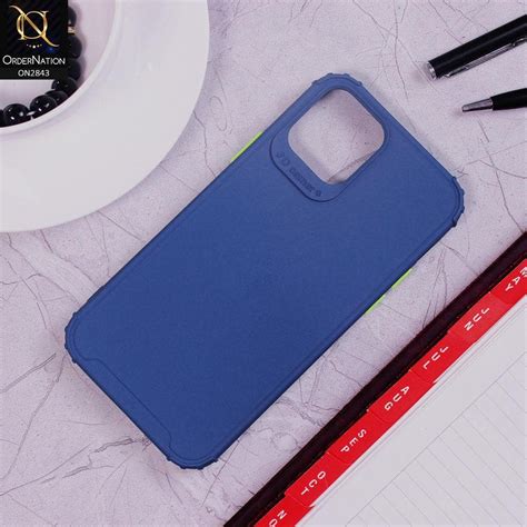 Iphone 12 Cover Blue 3d Camera Soft Silicon Protective Case