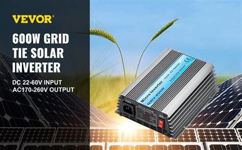 Vevor Omvormer Zuivere Sinus Omvormer Voor Zonne Energie Mppt