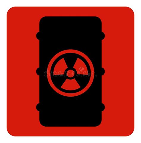 Warning Radioactive Area Symbol Sign Vector Illustration Isolate On