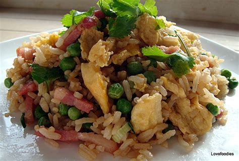Speedy Ham And Egg Fried Rice Love Foodies