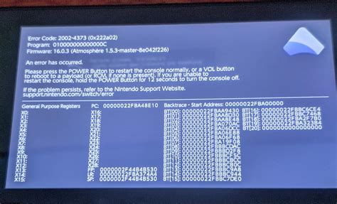 Help Have Been Stuck With This Error Code Rswitchpirates